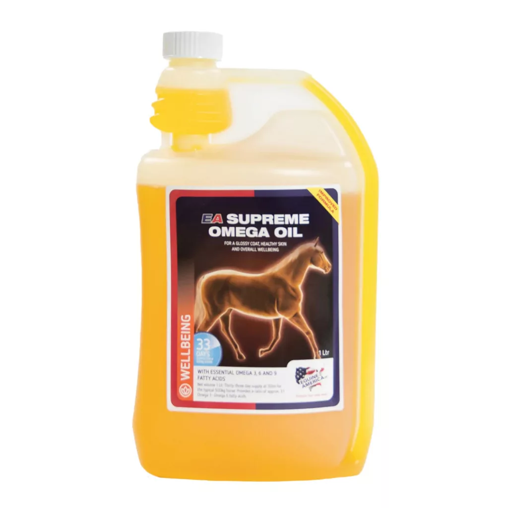 Equine America Supreme Omega Oil, 1 liter - Lótápok, nyeregi